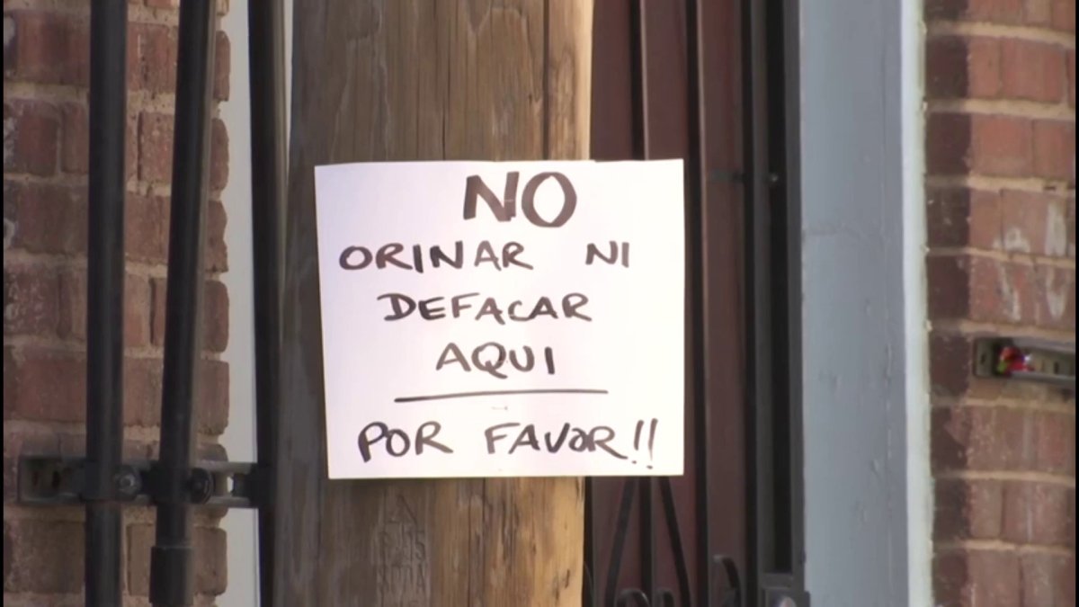 “No orinar ni defecar aquí, por favor” colocan letreros en campamentos ...