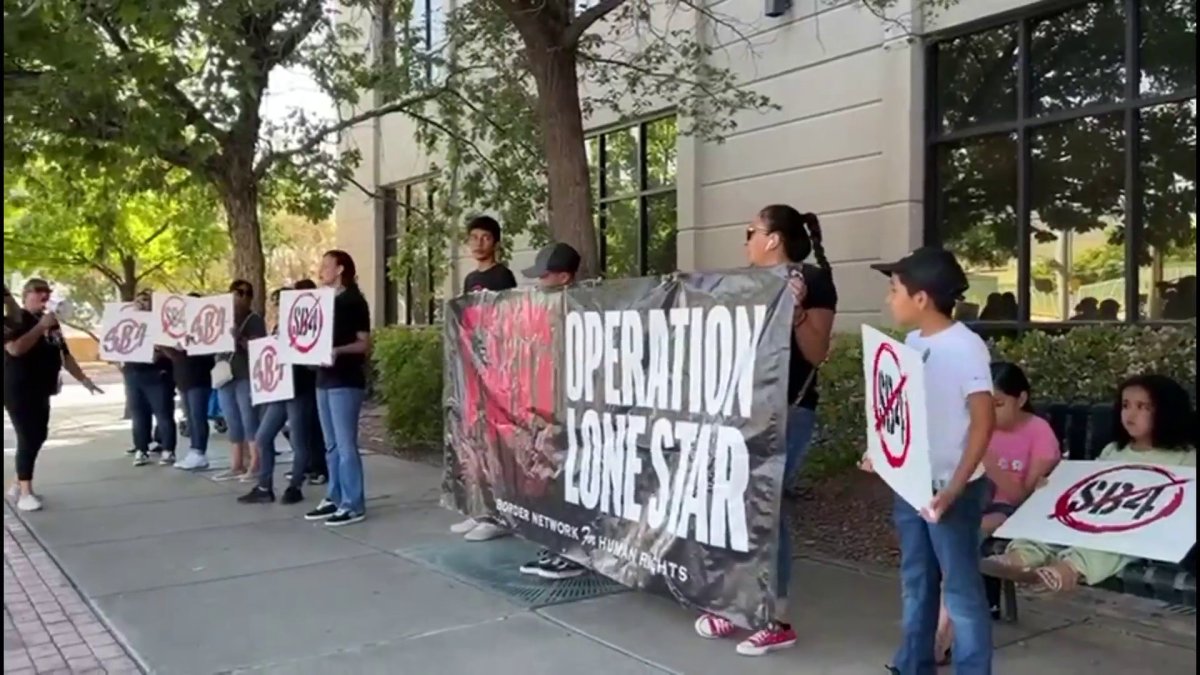 Prostan contra ley antiinmigrante SB4 y Operation Lone Star de Gregg ...